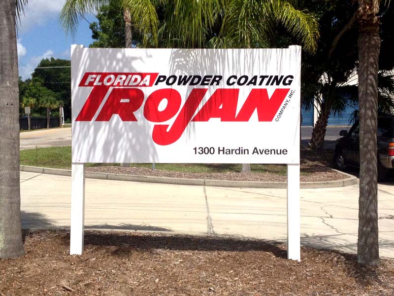 Sarasota-Business-Signs - Trojan Powder Coating